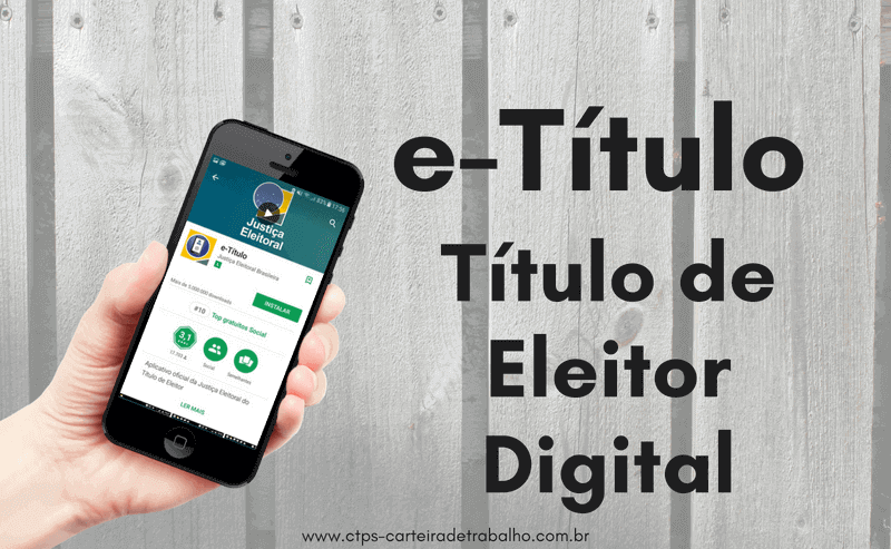 e-Título – Como fazer o Título de Eleitor Digital - Baixe Agora o ...